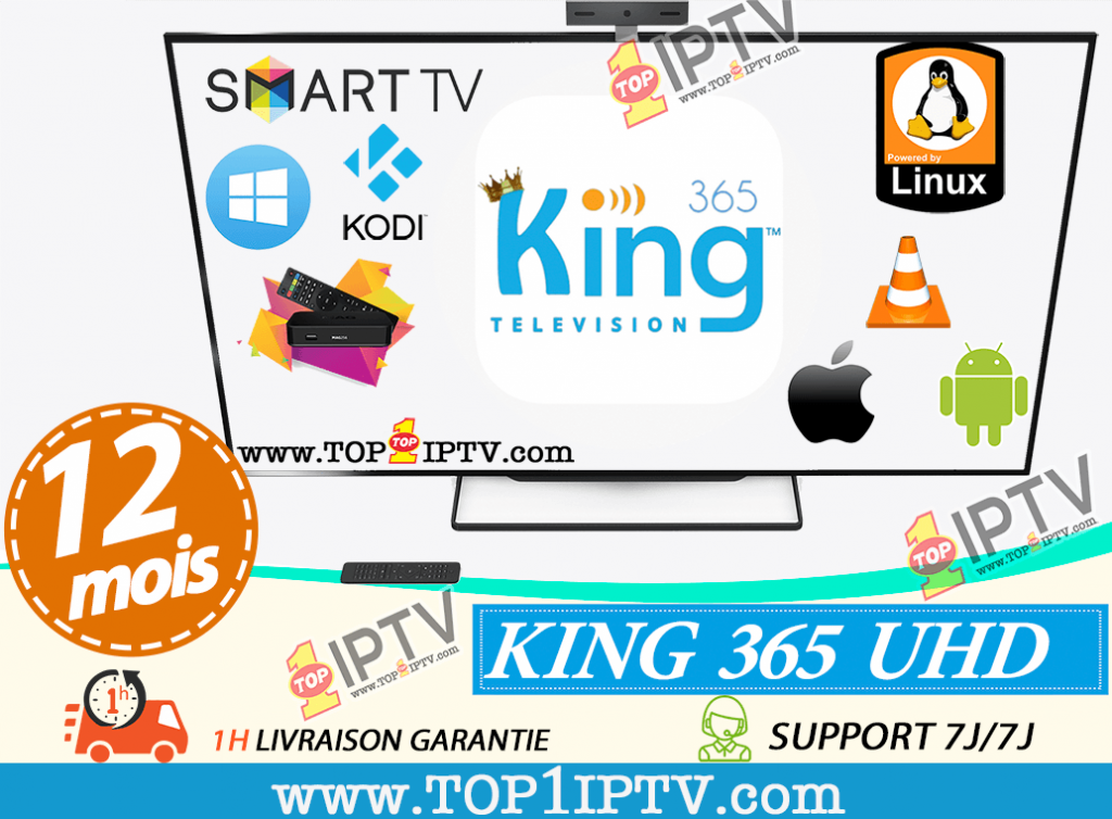 PROMO - Abonnement KING365 TV FULLHD PLATINIUM 12 Mois - Top1iPTV | Top1iPTV.com